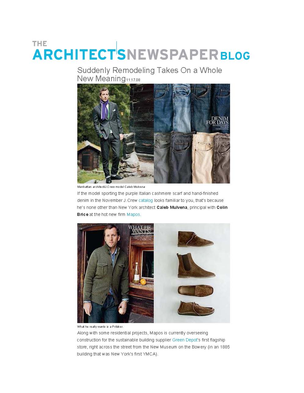 Architect’s Newspaper: Models | Mapos | Architecture & Design